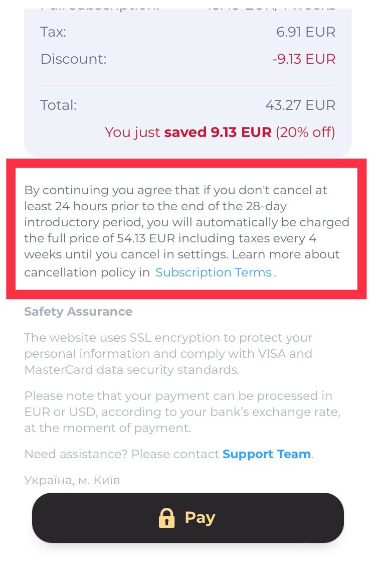 Why has my card been charged? – Support